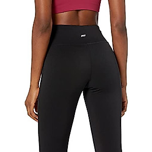 Amazon Essentials Women's Studio Sculpt Mid-Rise Full-Length Active Legging, Black, Small