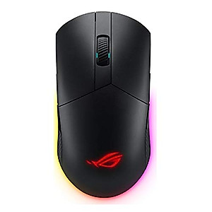 ASUS Optical Gaming Mouse - ROG Pugio II | Ergonomic & Truly Ambidextrous PC Gaming Mouse | Configurable & Swappable Side Buttons | 16,00 DPI Optical Sensor | Aura Sync RGB Tactile Mice