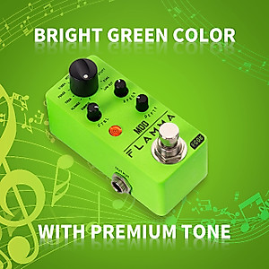 FLAMMA FC05 Mini Modulation Pedal with Chorus Flanger Tremolo Phaser Vibrato Rotary Liquid Autowah Stutter Ring LowBit