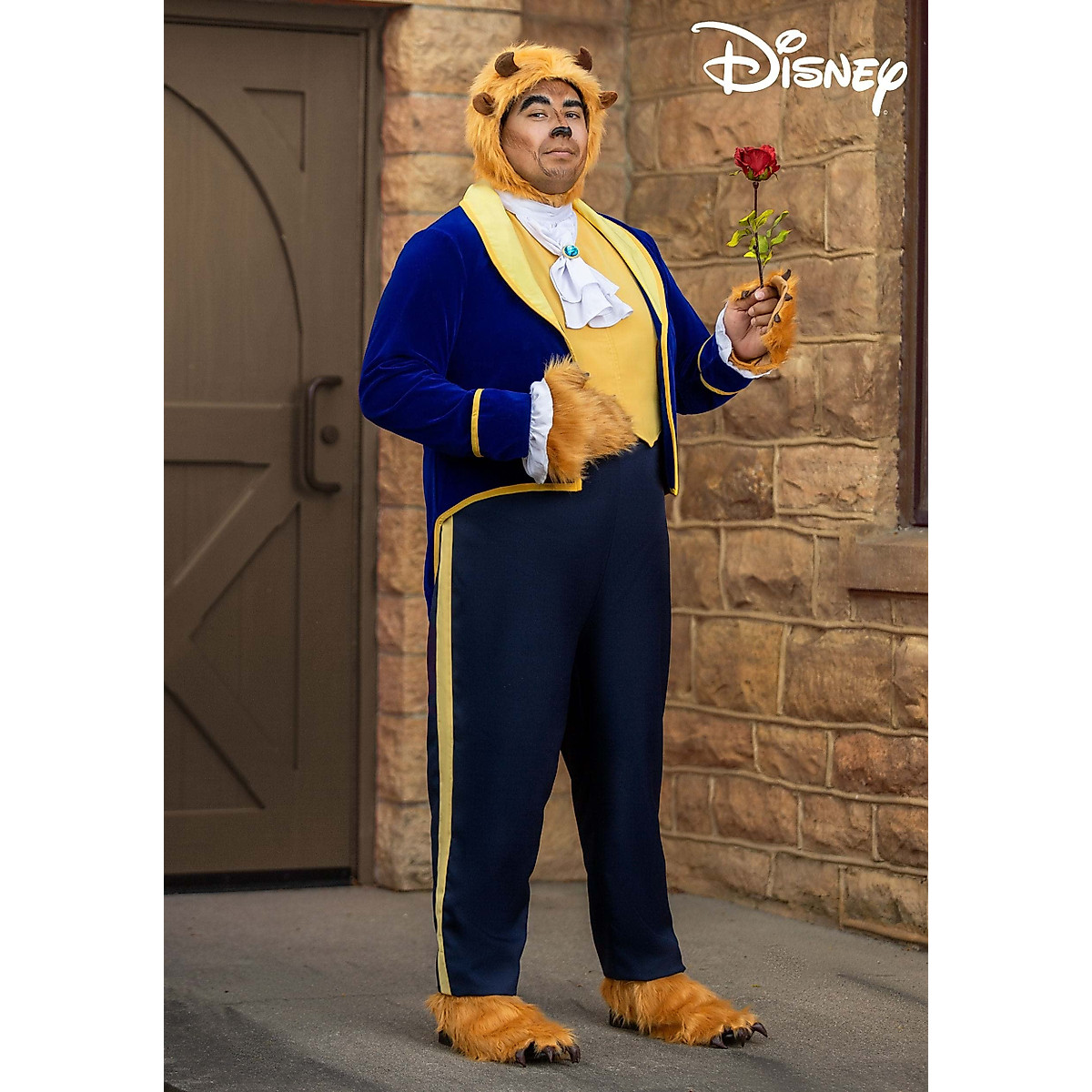 Fun Costumes Plus Size Beauty and The Beast Men's Costume 4X Brown