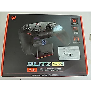 BIGBIG WON Wireless Switch Controllers for Nintendo Switch/PC Windows/Android/IOS, Bluetooth Wired PC Game Controller With 6-Axis Gyro/Vibration/Turbo/NFC/Wake-Up, Gaming Controller with Charging Dock