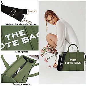 Ocebay The Medium Tote Bag for Women or Men - The Popular of Classic Elements for Years to Come (Medium, Green)