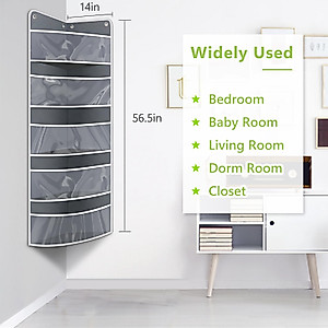 UVIAHOMI Sofe Corner Stuffed Animal Storage Toy Organizer, Child-Friendly Wall Corner Storage,Toy Shelf for Stuffed Animals, Diapers,Toys - Baby Ideas Holder with 5 Large