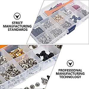 SOLUSTRE 2 Sets Computer Screw Screws for Assembling Computer Screws Kit Computer Case Screw standoffs Screws Computer Installation Kit Tablet car Holder Fan Stand Accessories Shell Steel