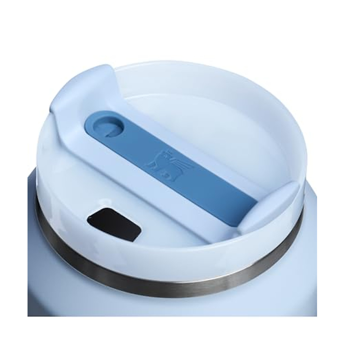 Stanley Quencher H2.0 Tumbler with Handle & Straw 64 oz | Flowstate 3-Position Lid | Large Capacity for Travel & Sports | Insulated Stainless Steel Cup | BPA-Free | Glacier