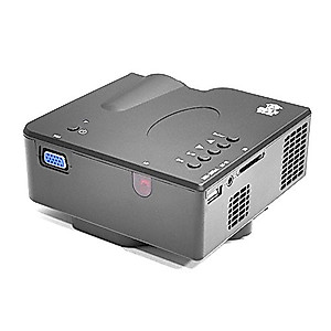 1080p Multimedia Gaming Mini Projector - Full HD Portable Video Cinema Home Theater Projector w/ Built-in Stereo Speaker, HDMI, USB, Adjustable Picture Projection for TV, PC, Computer - Pyle PRJG45_0