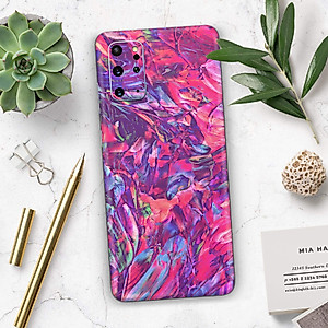 DesignSkinz Liquid Abstract Paint Remix V76 Protective Vinyl Decal Wrap Skin Cover Compatible with The Samsung Galaxy S20 (Screen Trim & Back Glass Skin)