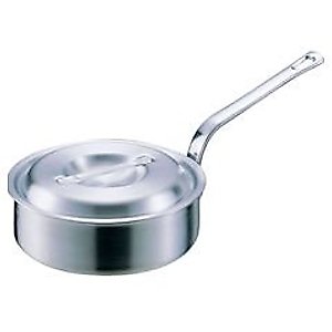 Acao Aluminum AKT20018 DON Single-Handed Shallow Pot, 7.1 inches (18 cm), Aluminum Alloy, Handle (Aluminum Die-Cast) Japan