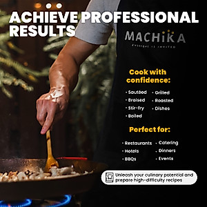 Machika L-50 Butane/Propane Burner | Professional Paella Pan Burner | 3 Ring Outdoors Burner | Ceramic Coating | Perfect for Restaurants, Outdoor Events and More | Fits up to 32 Pans |