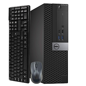 Dell OptiPlex 7040 SFF Computer Desktop PC, Intel Core i5 6500 3.2GHz Processor, 16GB Ram, 2TB SSD,Wireless Keyboard & Mouse, WiFi | Bluetooth, HDMI, Windows 10 Professional (Renewed)