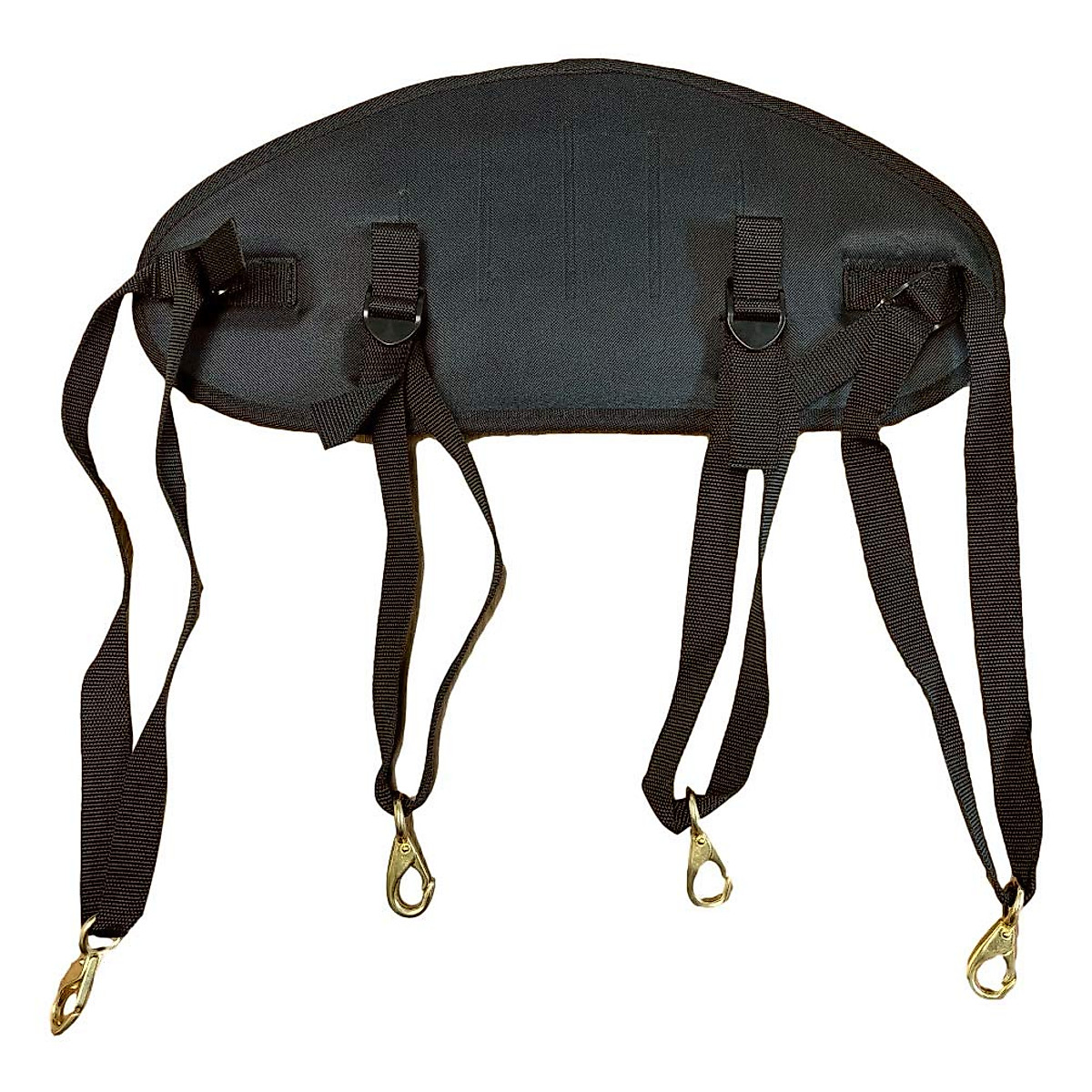 Pactrade Marine Adjustable Straps Black Padded Kayak Back Canoe Backrest Support Comfy Cushion Sit On Top Fishing Brass Clips Canoeing Kayaking Rafting Rest Pad Antiskid (1)