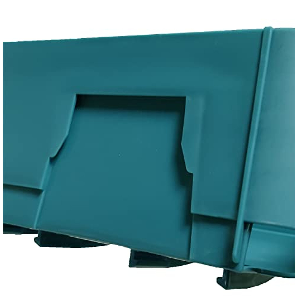 Fineget Plastic Shower Caddy Basket Shelf Large Adhesive Shower Shelves for Wall Bathroom Kitchen Bathtub Rustproof No Drilling Space Saving Shower Storage Organizer Deep Green 2 Pack