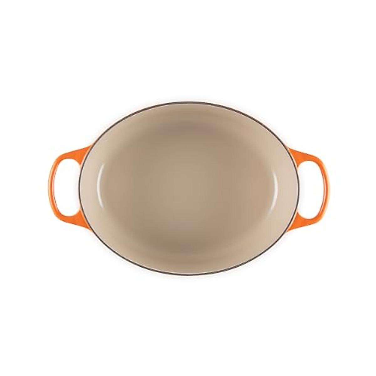 Le Creuset Enameled Cast Iron Signature Oval Dutch Oven, 6.75 qt., Flame