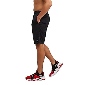 Champion Sport, Moisture Wicking, Athletic Men, Gym Shorts (Reg. or Big, Black C Logo, 3X-Large Tall