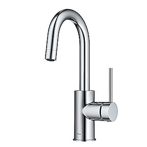 KRAUS Oletto Single Handle Kitchen Bar Faucet in Chrome Finish, KPF-2600CH