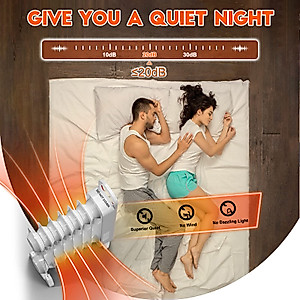 AKUSAKO Oil Filled Radiator Heater, 700W Portable Electric Space Heater with Thermostat, Overheat Protection, Oil Heaters for Indoor Use, Quiet Indoor Radiant Heater for Home, Room, Office