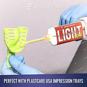 Dental Impression Trays Large Lower - Autoclavable Perforated Impression Tray Set - Size Number 2 (Bag of 12) by PlastCare USA