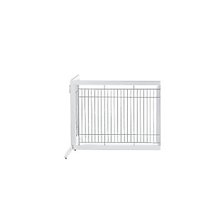Richell Freestanding Pet Gate, High-Large, Origami White