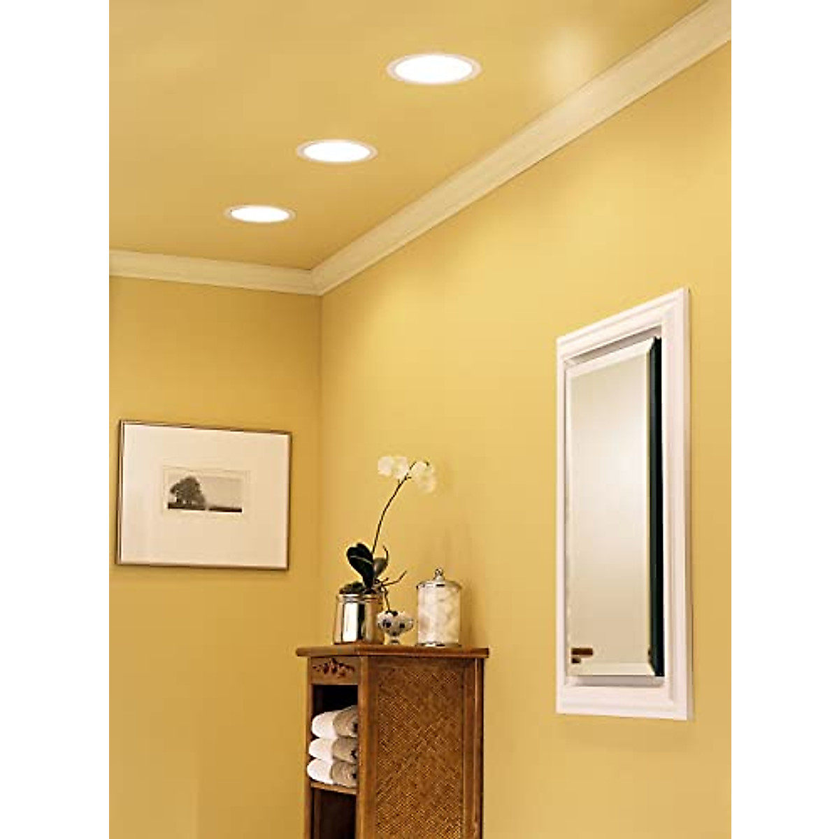 Broan-NuTone 744 Recessed Light Ventilation Fan, 70 CFM, 1.5 Sones, White