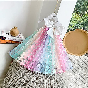 Flowers Tulle Rolls Printed Mesh Fabric Supplies Tulle Daisy Flower Sewing Crafting Fabric Gift Ribbon Mesh Lace Rolls()