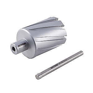 ACTOOL 2-1/16'' Diameter x 2'' Depth of Cut Carbide Tipped TCT ANNULAR Cutter with 3/4'' Weldon Shank