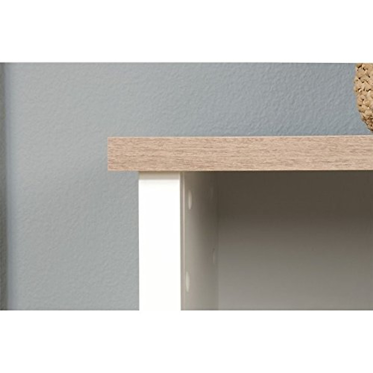 Sauder Adept Storage Credenza, Soft White finish