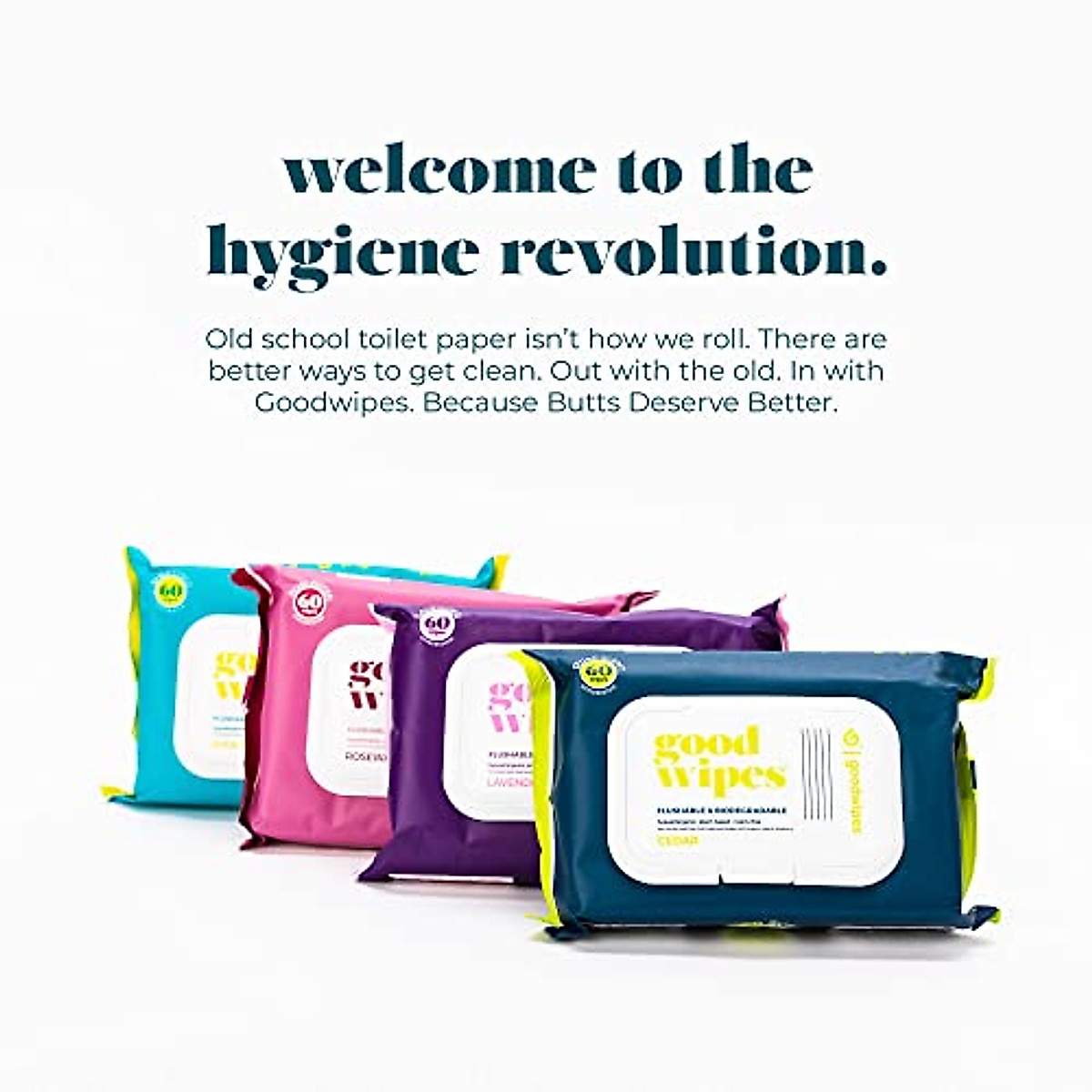 Goodwipes Flushable & Plant-Based Wipes with Botanicals | Dispenser for At-Home Use | Variety Pack with Aloe Septic and Sewer Safe | 240 count (4 packs) - Biggest Adult Wipes