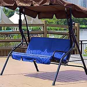 HANABASS Swing Canopy Replacement Swing Porch Top Cover Waterproof Outdoor Furniture Top Cover for Patio Garden Swing