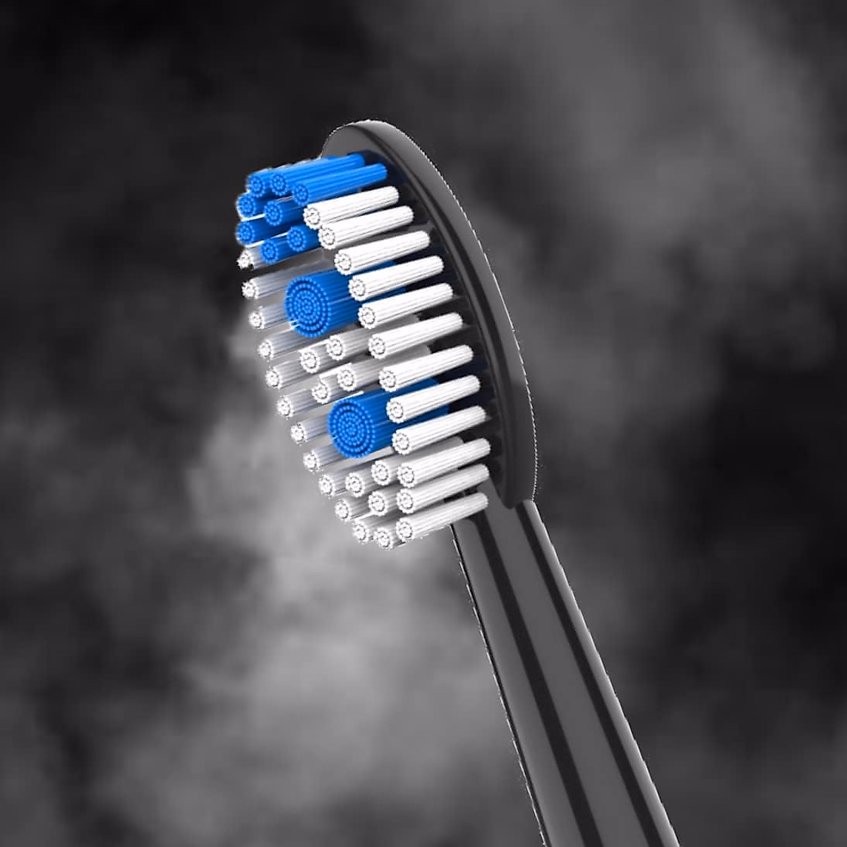 NetGen Replacement Sonic Toothbrush Heads | Soft and Comfortable Electronic Brush| Compatible with All NetGen Toothbrush Models | Black - Pack of 2