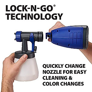 HomeRight 2412331 Quick Finish HVLP Paint Sprayer Power Painter, Spray Gun for Crafting and Furniture
