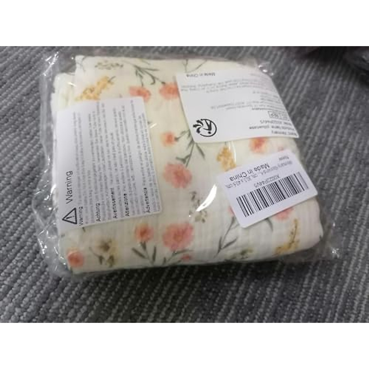 Winmany Toddler Muslin Pillowcases Baby Girl Boy Cotton Pillow Case Travel Cushion Pillow Covers with Envelope Design Cot Bed Accessories Fit for 13"x18" 14" x 19" 12"x16" Pillow (Flower+Animal)