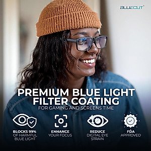 Blue Light Blocking Glasses For Men/Women Anti-Fatigue Computer Monitor Gaming Glasses Reduce Eye Strain Gamer Glasses