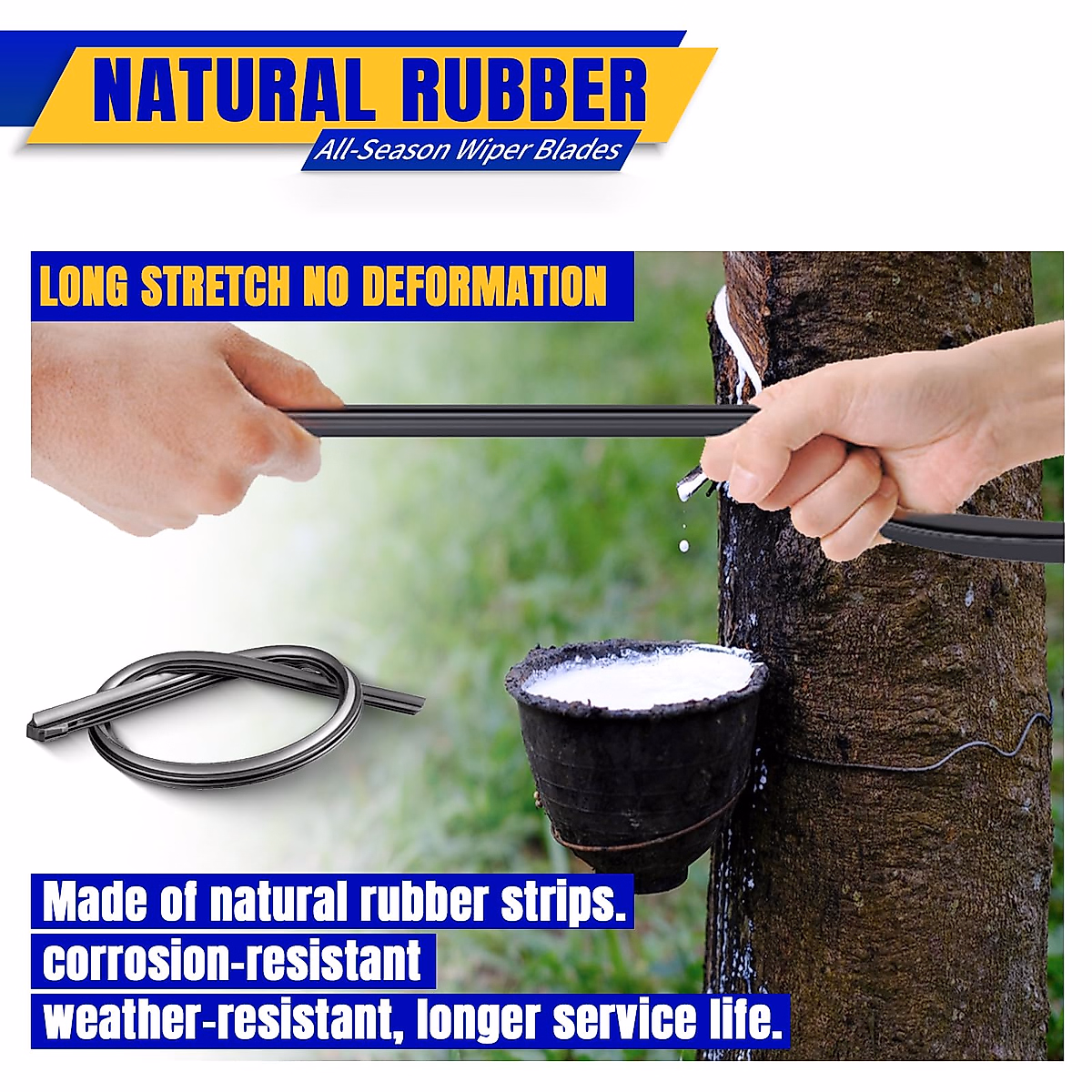 3 wipers Replacement for 2014-2021 Jeep Grand Cherokee, Windshield Wiper Blades Original Equipment Replacement - 22"/21"/11" (Set of 3) U/J HOOK