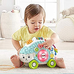 Fisher-Price GHR16 Linkimals Happy Shapes Hedgehog, Interactive Baby Toy with Lights and Sounds