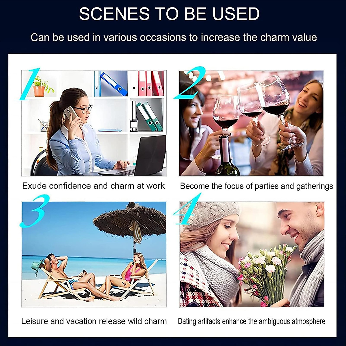 3Pcs Pheromones Perfumes for Women, Pheromone Perfume, Long Lasting Pheromon Perfume, Phero Perfume for Women, Lunex Phero Perfume, Roll On Perfume Phero Oil, Portable Perfume Long Lasting Female