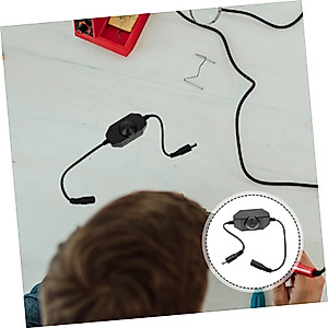 Light Modulator Outdoor Timer for Lights Single Color Led Controller Lighting & Ceiling Fans Mini Dimmer Plug Led Light Rotary Lamp to Rotate Light Bulb Appendix Plastic