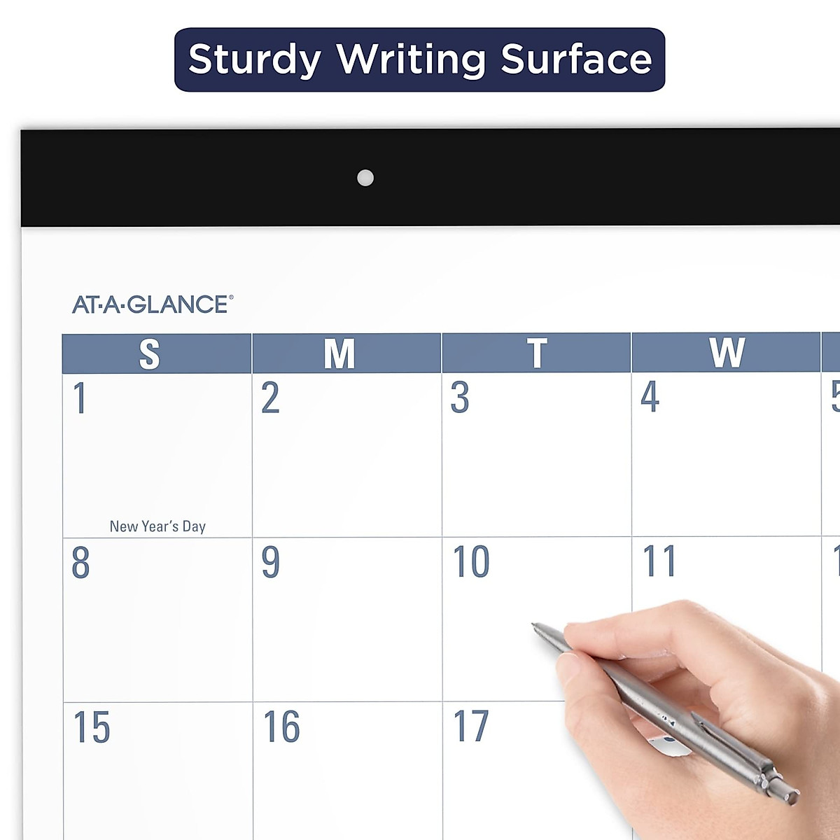 AT-A-GLANCE 2023 Monthly Desk Calendar, Desk Pad, 21-3/4" x 17", Standard, Easy to Read (SKLP2432)