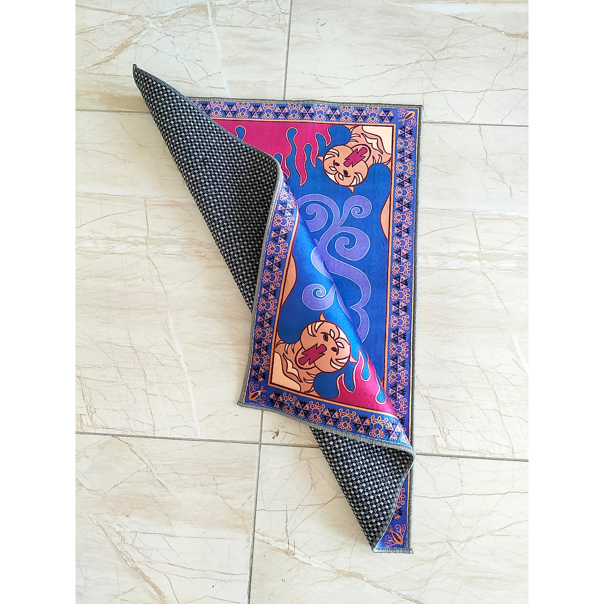 Aladdin Rug, Flying Rug, Magic Rug, Movie Rug, Area Rug, Fan Rug, Living Room Rug, Kids Room Rug, Non Slip Rug, Floor Rug, Purple Rug coolVibesR148.1 (23”x31”)=60x80cm=1.9 ft x2.6 ft
