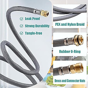 Kitchen Faucet Hose Replacement Parts for Grohe 48293000 Flexible Faucet Hose, Pull-Out Faucet Hose Replacement, Flexible Hose for Pull Out Kitchen Sprayer