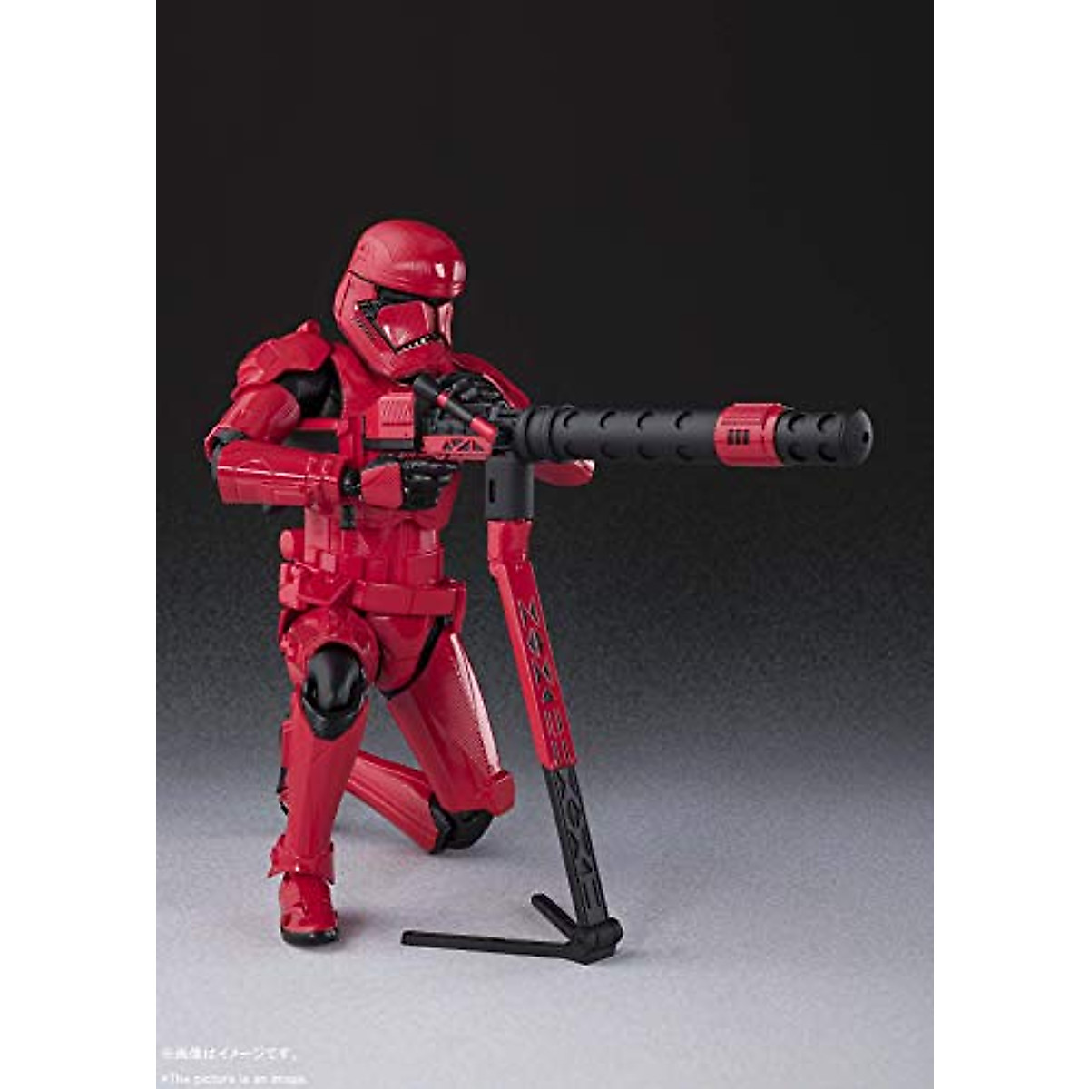 BANDAI SPIRITS S.H.Figuarts Star Wars Sith Trooper (Star Wars: The Rise of Skywalker) 6in. PVC & ABS Painted Action Figure