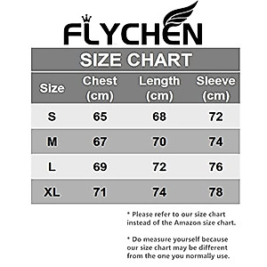 FLYCHEN Men's Solid Color Loose Hoodie Hip Hop Couples Long Sleeve Unisex Sweatshirt Khaki XL