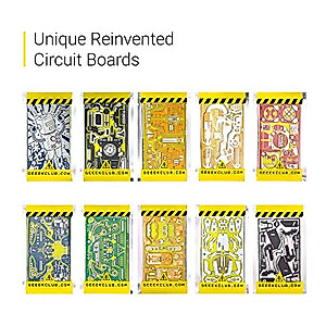 Geeek Club Robot Building Kit for Kids and Adults - Smart Nano Bots STEM Robotics Kits with Tools - Educational DIY Build Your Own Robot Set - Circuit Board Engineering Robotic Kid Science Toys