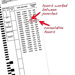 Pyramid Time Systems, 44100-10MB, 1,000 Count Genuine and Authentic Time Cards for 4000, 4000Pro, 4000ProK and 5000 Series Time Clocks from Pyramid, Time Cards