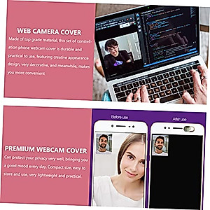 SOLUSTRE Laptop Camera Cover Slide Laptop Camera Cover Slide Computer Camera 3pcs Lens Webcam Sliding Covers Laptop Protectors Privacy Phone Camera Slider Computers Laptops Webcam Cover Webcam Cover