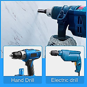 Dry Diamond Drill Bits Set 1/4” Hex Shank Vacuum Brazed 6mm Hole Saws for Porcelain Granite Tile Ceramic Marble for Steady Grips in Most Popular Drills, 2 Packs in Individual Storage Cases