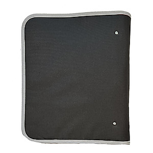 Pen+Gear Black 1½"Zipper Binder 275 Sheet Capacity