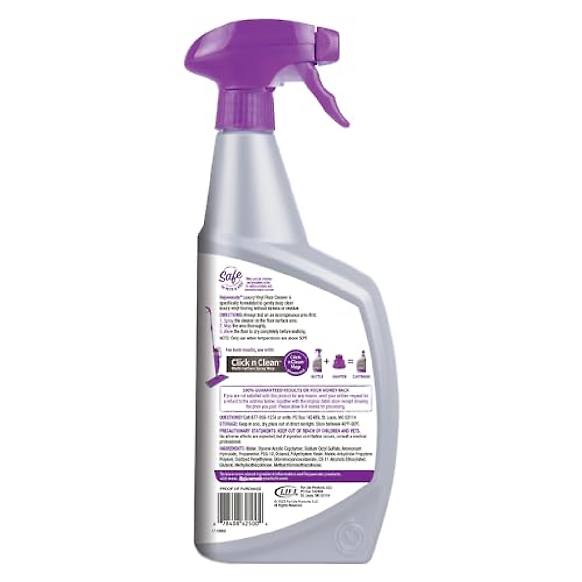 Rejuvenate Luxury Vinyl Floor Cleaner Gently Cleans And Revitalizes Luxury Vinyl Floors, 32 Ounces