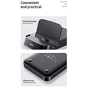 Feilx Ultra-Slim Data USB Hub, 7 in 1 USB Type C Hub Docking Station USB-C to HDMI USB 3.0 HUB SD TF Card PD Adapter