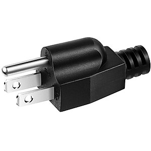 Dreyoo Neutral Ground Bonding Plug for Portable Inverter Generator, Grounding Plug Surge Protector Generator with Floating Neutral on RV, Motorhome, Camper for Open Ground Error(Black, 1 Pack)