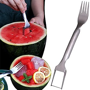 2-In-1 Watermelon Fork Slicer, Watermelon Fork Slicer Cutter (1 Pcs)